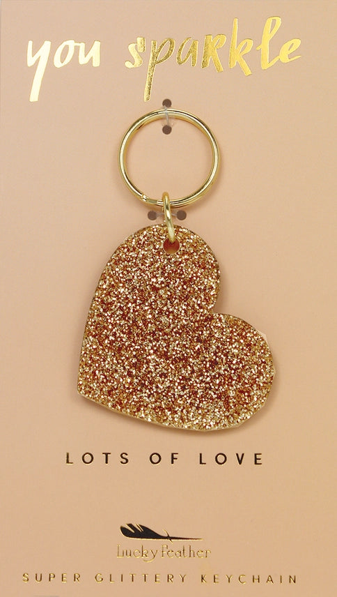 You Sparkle Keychain, Heart – Main Street Co.