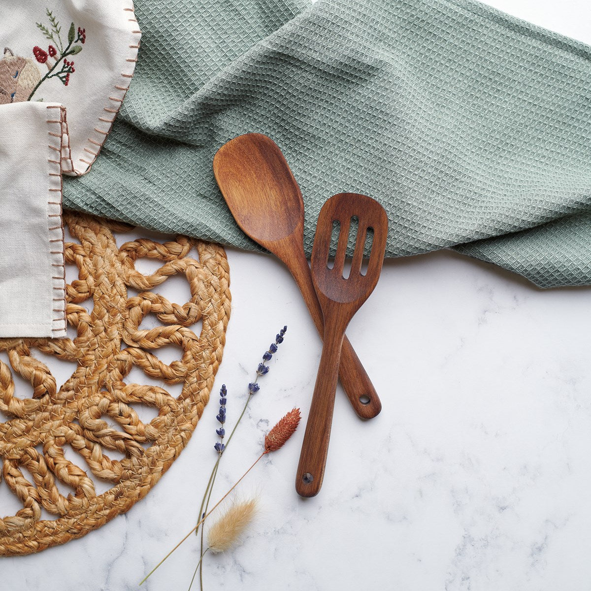 Simple Farm Small Wooden Serving Utensil Set – Main Street Co.