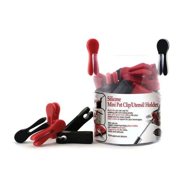 Silicone Mini Pot Clip/Utensil Holder, Asst – Main Street Co.
